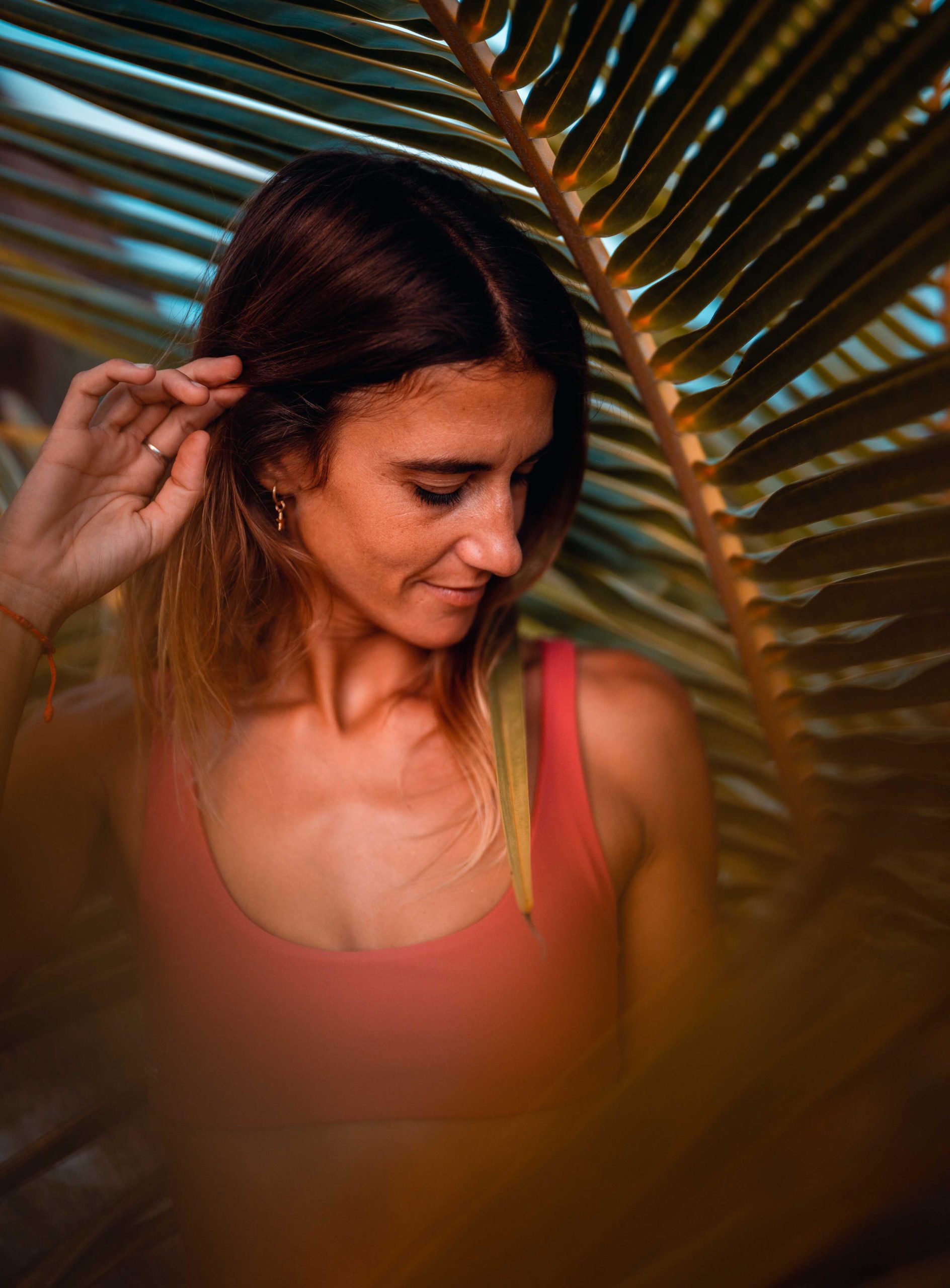 The Emotional Depth of Colors. Underwater Portrait photography